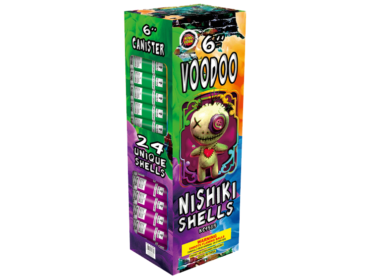 6″ VOODOO NISHIKI SHELLS – Great Grizzly | R. Brown